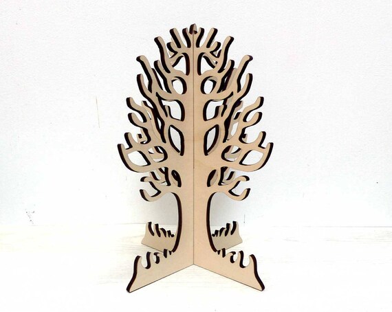 Laser Cut Slot Together Tree Simple Craft Shapes 6mm Birch - Etsy UK