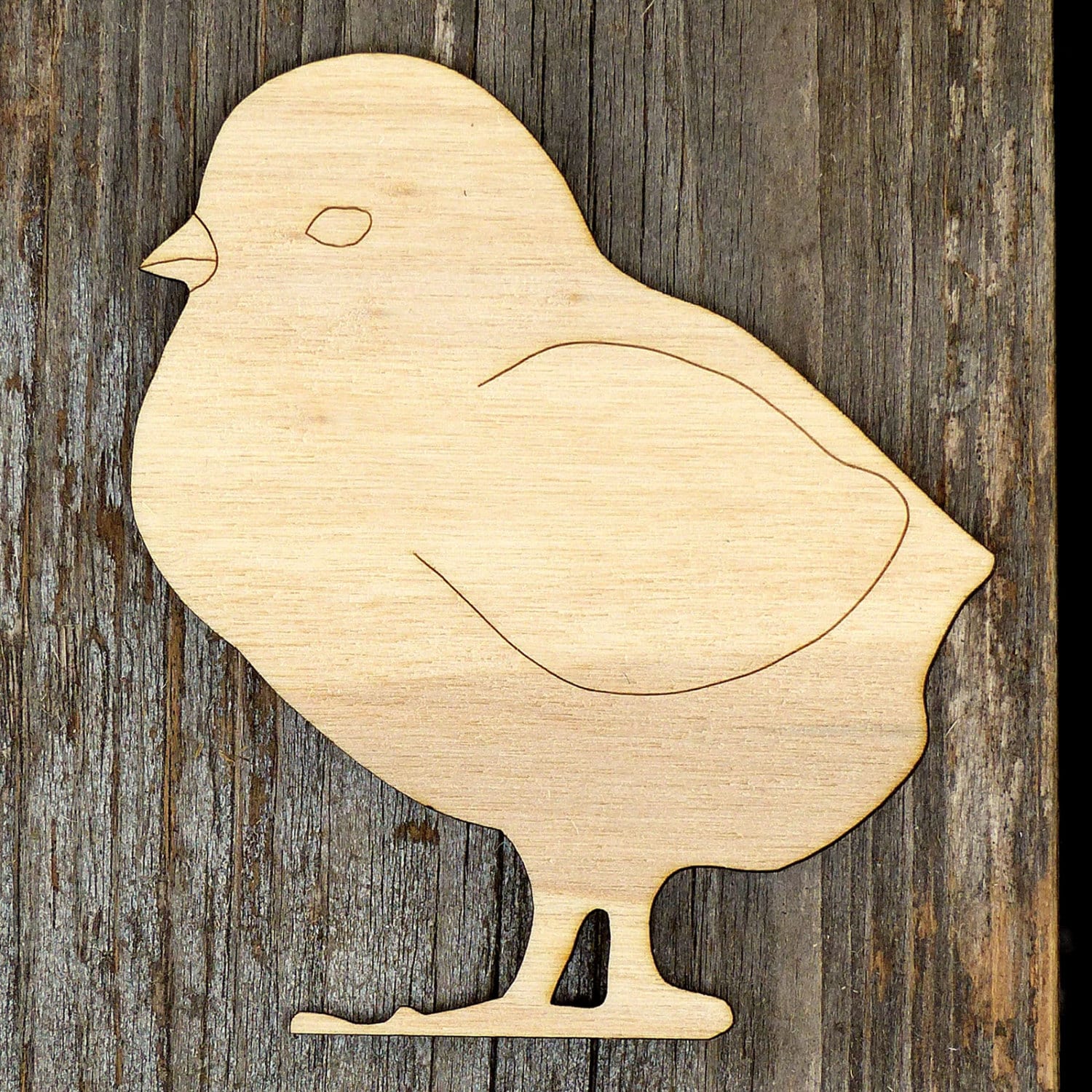 10x Wooden Chick Standing Craft Shapes 3mm Plywood Farm Bird | Etsy