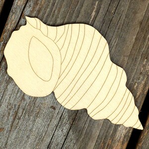 10x Wooden Sea Shell Nutmeg Craft Shapes 3mm Plywood - Etsy