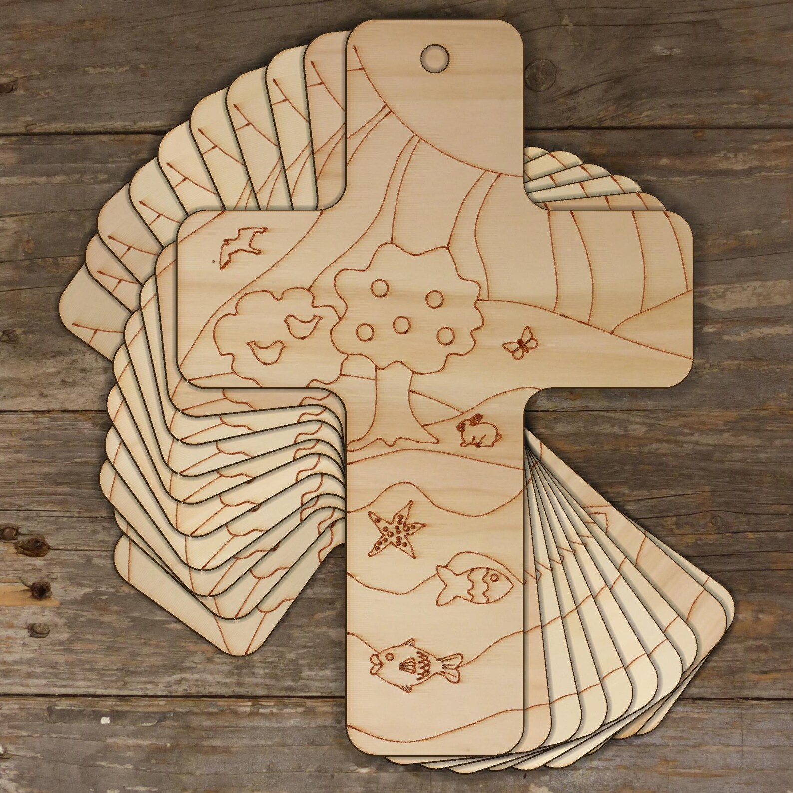 10x Wooden Creation Cross Christian Craft Shapes 3mm Plywood - Etsy UK
