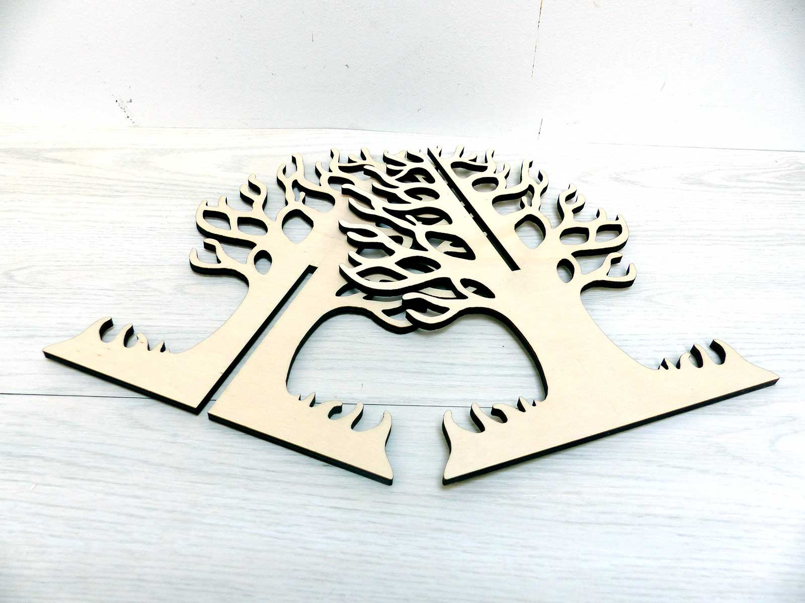 Laser Cut Slot Together Tree Simple Craft Shapes 6mm Birch - Etsy