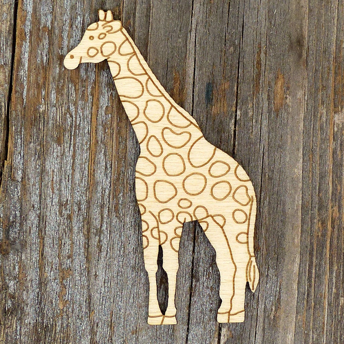 10x Wooden Comic Giraffe Standing Craft Shapes 3mm Plywood | Etsy