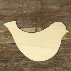 10x Wooden Simple Bird Craft Shape 3mm Ply - Etsy