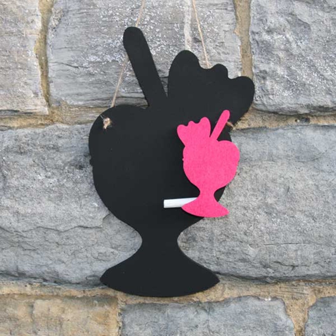 Chalk Blackboard Ice Cream Sunday Shape for Memos Notes & Home Decor - Etsy