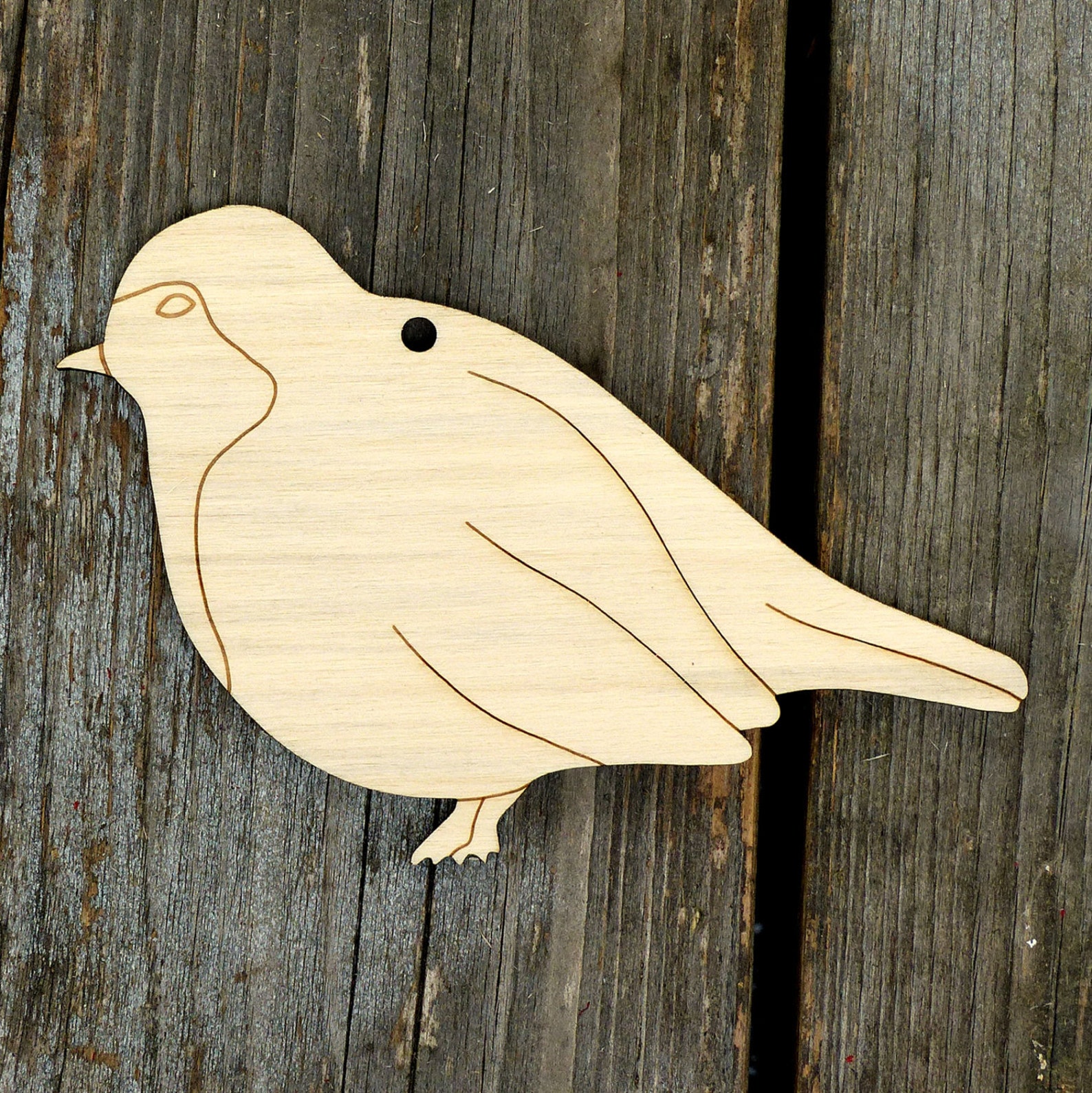 10x Wooden Robin Perching Craft Shape 3mm Plywood Winter Bird - Etsy UK