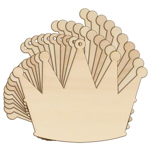10x Wooden Prince Crown Craft Shape 3mm Ply Costume Hat Christmas - Etsy