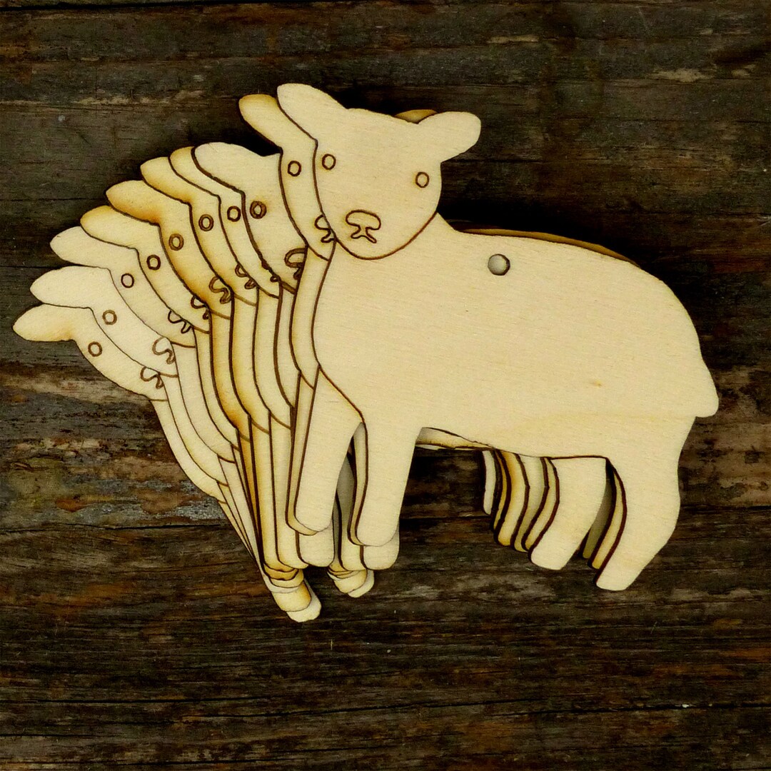 10x Wooden Lamb Standing Craft Shapes 3mm Plywood Animals Farming - Etsy