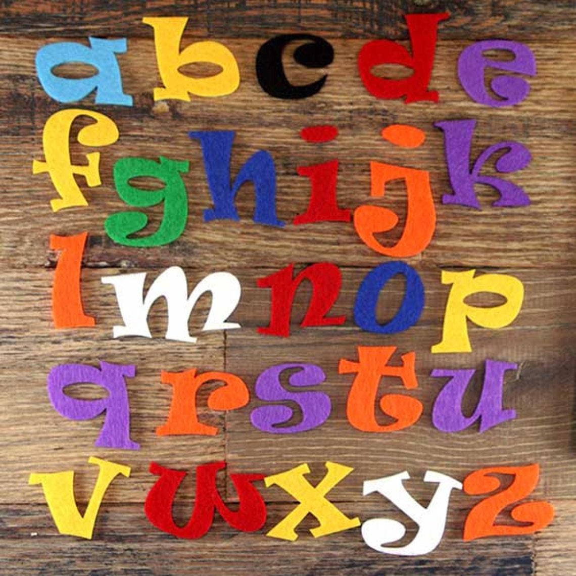 Ravie Font Alphabet Set Lower Case Letters A-z 3mm Felt 26 - Etsy