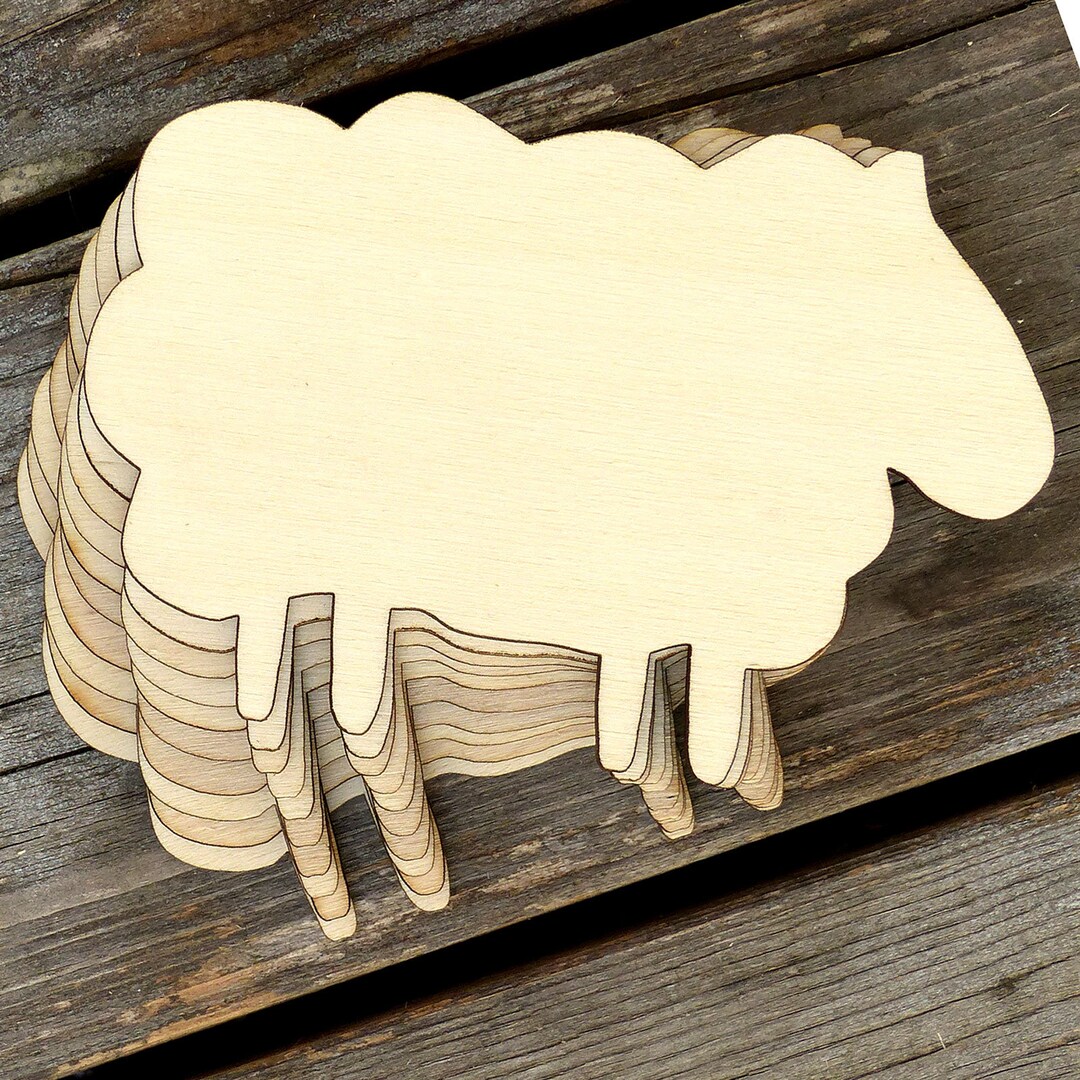 10x Wooden Sheep Standing Plain Craft Shapes 3mm Plywood - Etsy UK