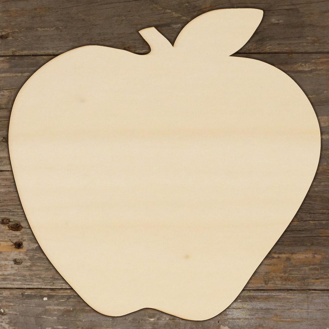 10x Wooden Apple With a Leaf Craft Shape 3mm Ply Plant Tree Fruit - Etsy UK