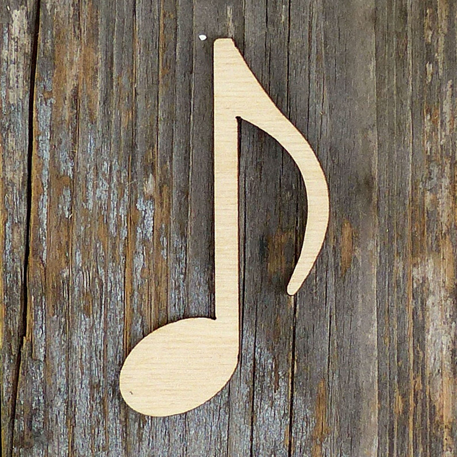 10x Wooden Music Note Quaver Eighth Craft Shape 3mm Ply - Etsy