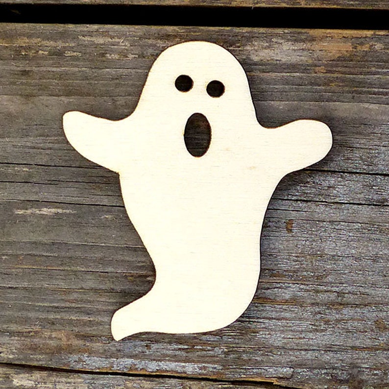 10x Wooden Ghost Scary Comic Howling Craft Shapes 3mm Plywood | Etsy