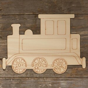 10x Wooden Steam Train Comic Craft Shapes 3mm Plywood Track Historic - Etsy