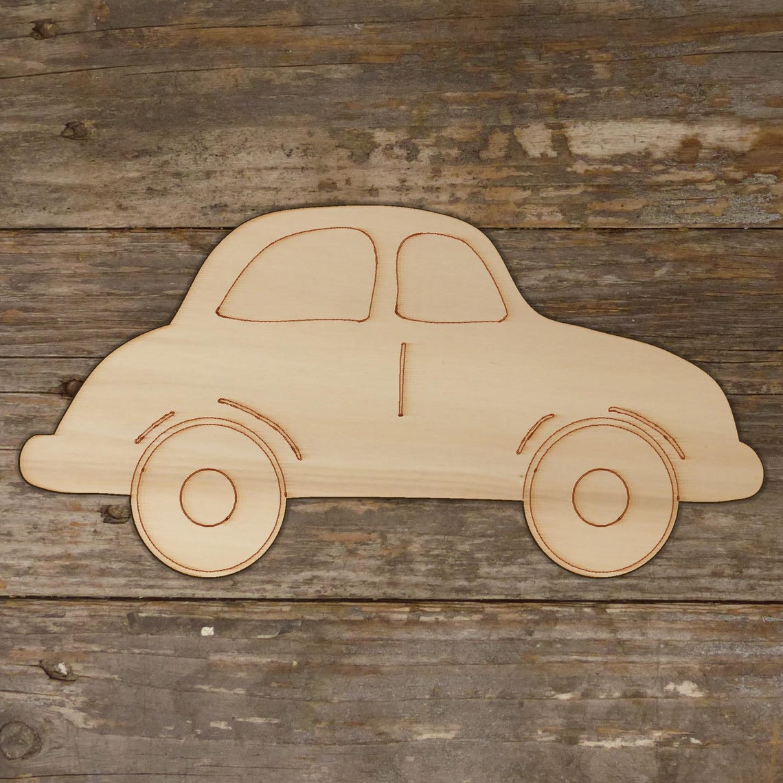 10x Wooden Comic Old Car Craft Shapes 3mm Plywood - Etsy