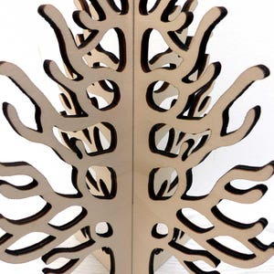 Laser Cut Slot Together Tree Simple Craft Shapes 6mm Birch Wood Plant ...