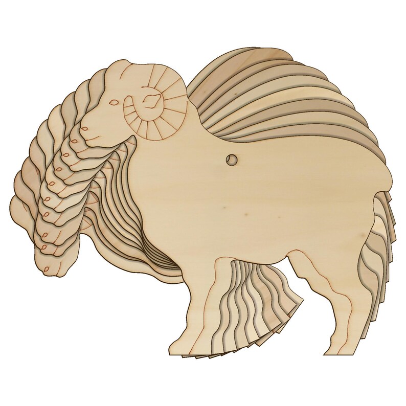 10x Wooden Ram Standing Craft Shapes 3mm Plywood Animals Farming - Etsy