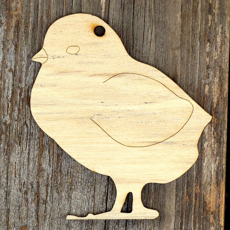 10x Wooden Chick Standing Craft Shapes 3mm Plywood Farm Bird - Etsy