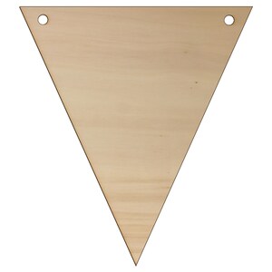 10x Wooden Bunting Triangle Craft Shapes 3mm Plywood - Etsy UK