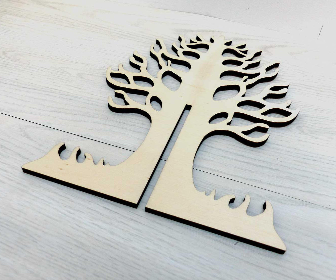 Laser Cut Slot Together Tree Simple Craft Shapes 6mm Birch - Etsy