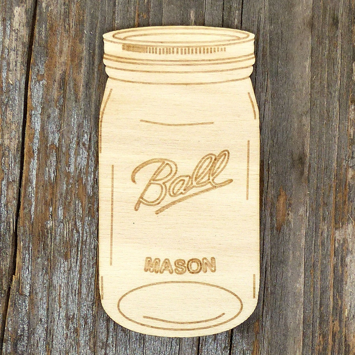 10x Wooden Mason Jar Craft Shapes 3mm Plywood Cooking Kitchen - Etsy