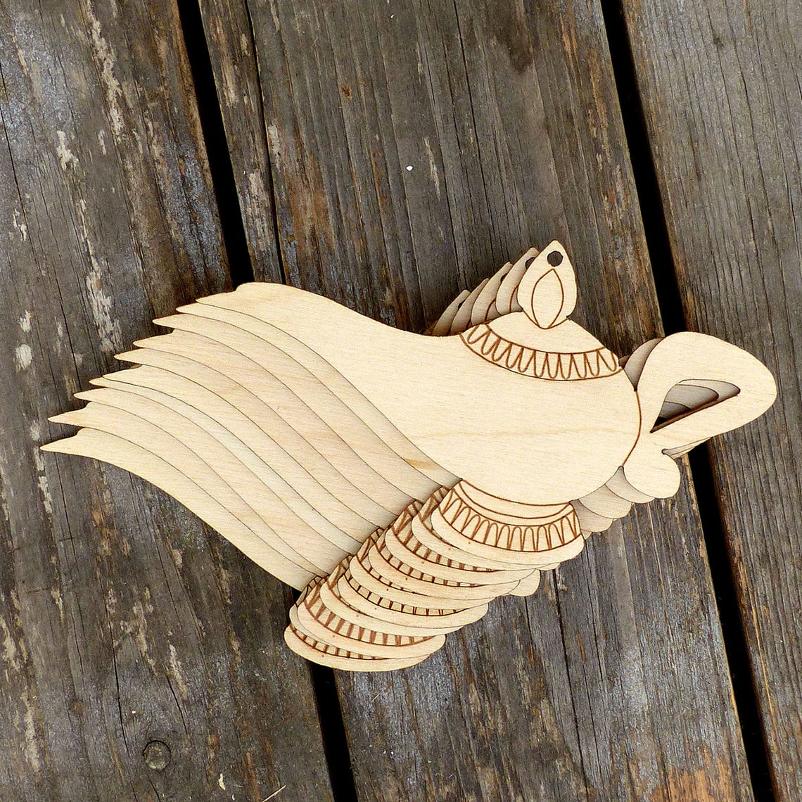 10x Wooden Aladdins Genie Lamp Craft Shape 3mm Ply - Etsy UK
