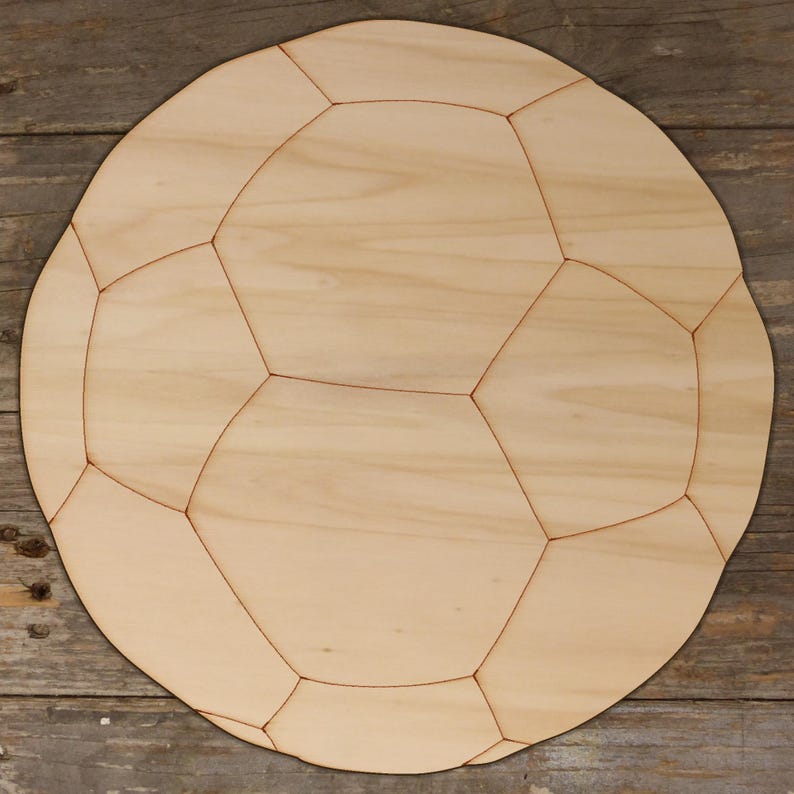 10x Wooden Football Craft Shapes 3mm Plywood Sports Ball Soccer - Etsy UK