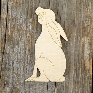 10x Wooden Hare Sitting Craft Shapes 3mm Plywood Animal Wildlife - Etsy