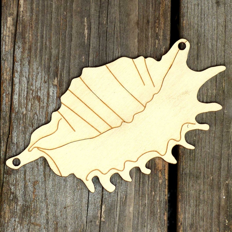 10x Wooden Sea Shell Murex Craft Shapes 3mm Plywood - Etsy