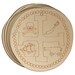 10x Wooden Pirate Doubloon Shapes 3mm Plywood Costume Spanish Gold ...