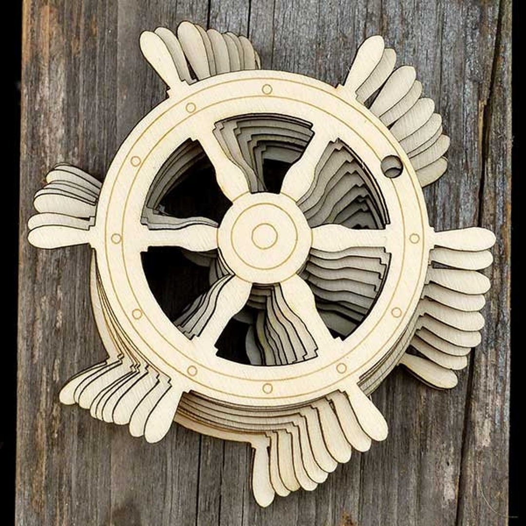 10x Wooden Ships Wheel Craft Shapes 3mm Plywood Boat Sealife - Etsy