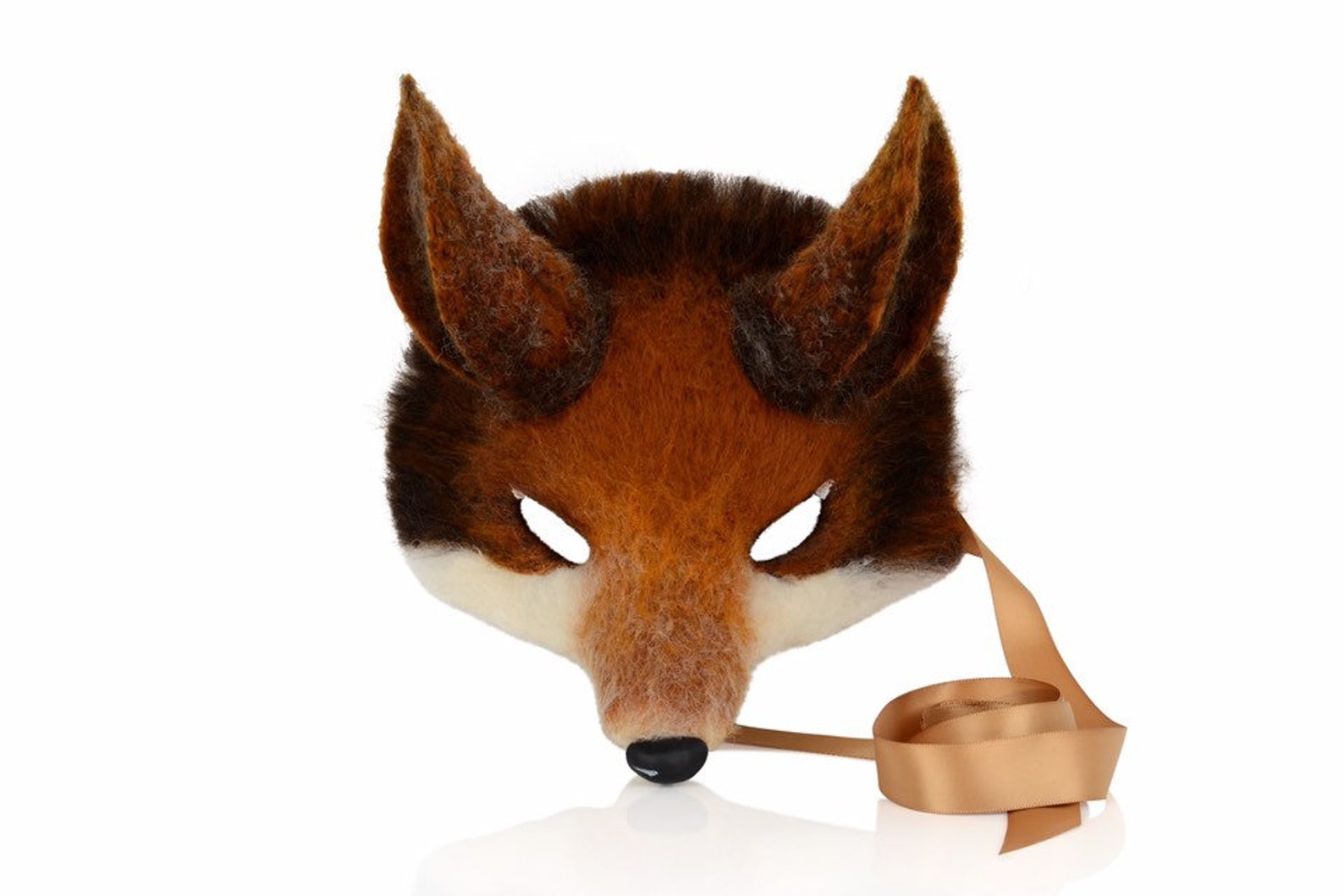 Luxury Red Fox Mask, Unisex Adult Fox Mask, Carnival Mask, Festival ...