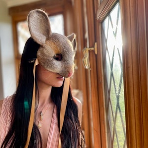 Field Mouse Mask, Masquerade Party Mask, Needle Felted Mask, Cosplay ...