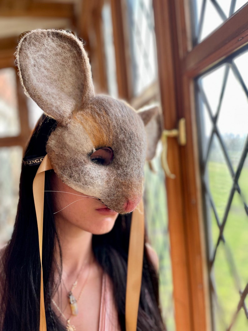 Field Mouse Mask Masquerade Party Mask Needle Felted Mask - Etsy