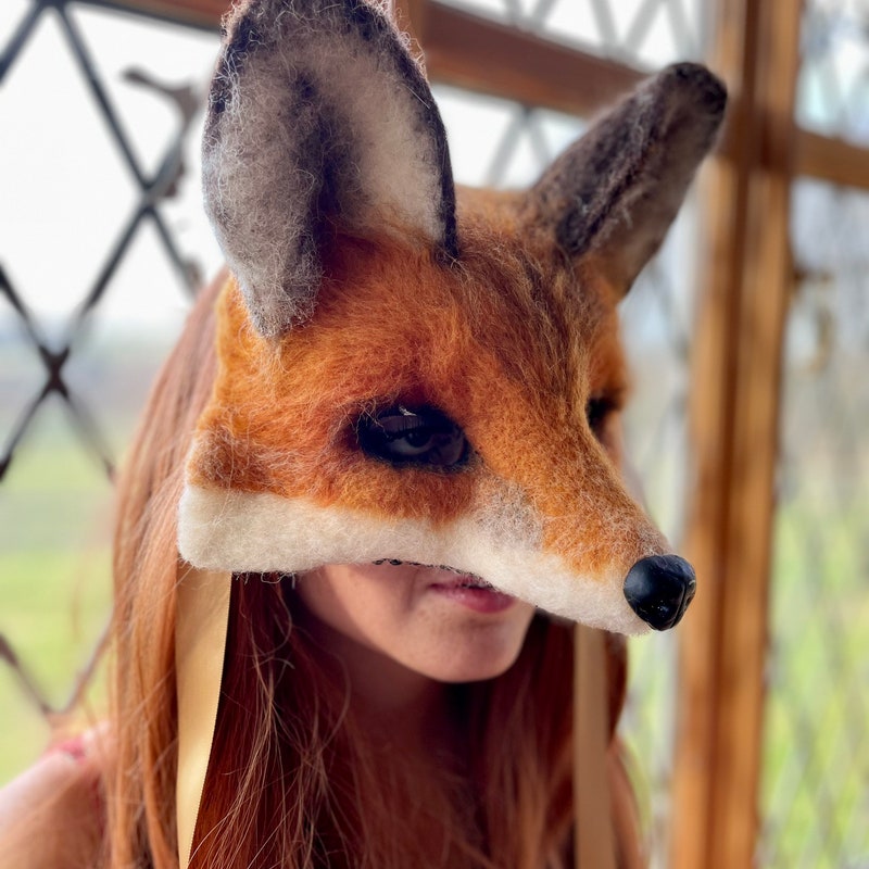 Silver Fox Therian Mask - Etsy