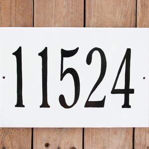 Black Address Plaque for House, Personalize Garden Sign, Custom Outdoor ...