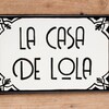 Old Spanish House Number , Signs for Home, Personalized Tile, Ceramic ...