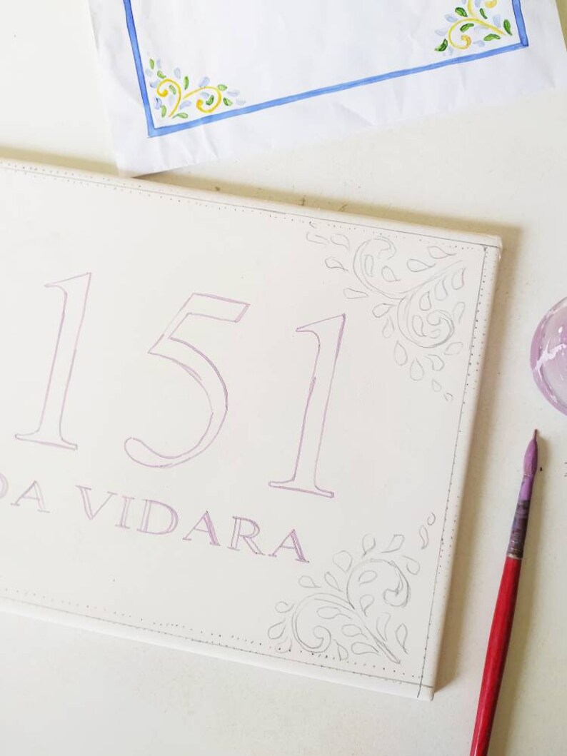 Mexican Address Plaque Talavera House Number Tile Ceramic - Etsy