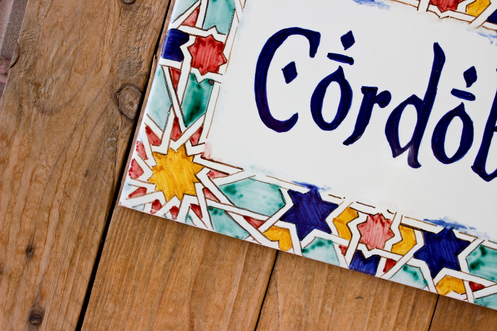 Moroccan House Number Sign Moroccan Tile Signs Moroccan - Etsy