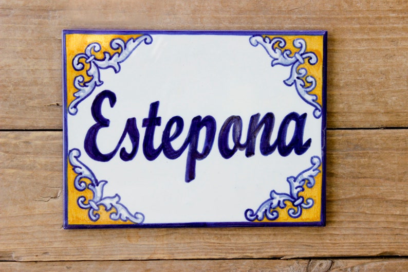 Italian House Number Plaque Signs for Home Personalized - Etsy