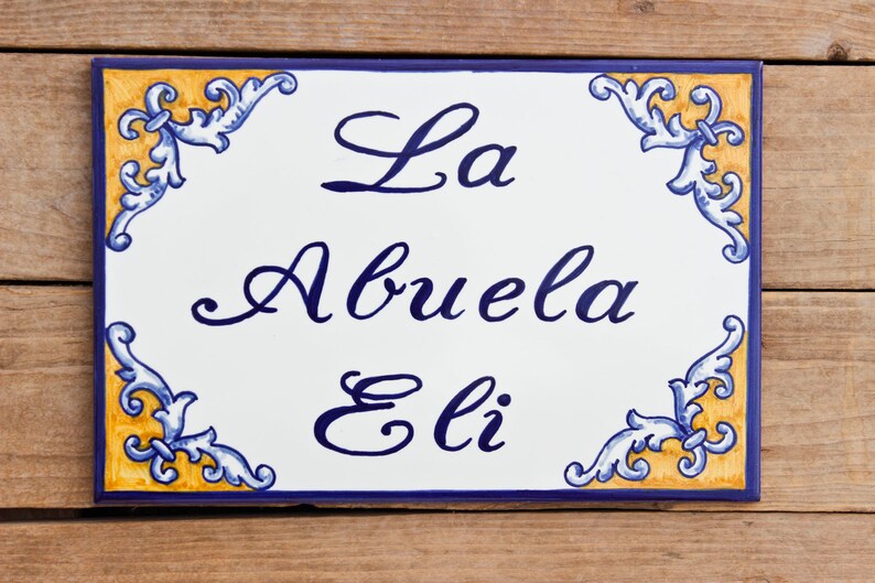 Italian House Number Plaque Signs for Home Personalized - Etsy