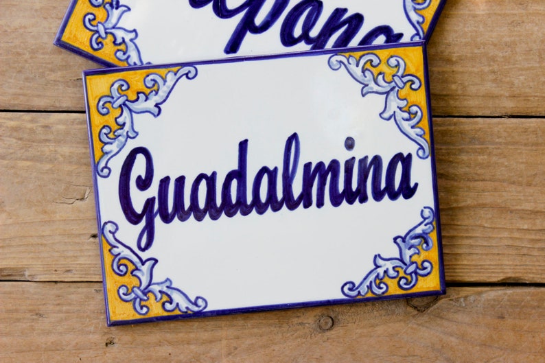 Italian House Number Plaque Signs for Home Personalized - Etsy