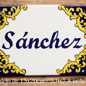 Italian Style House Number Plaque, Personalized House Sign for Home ...