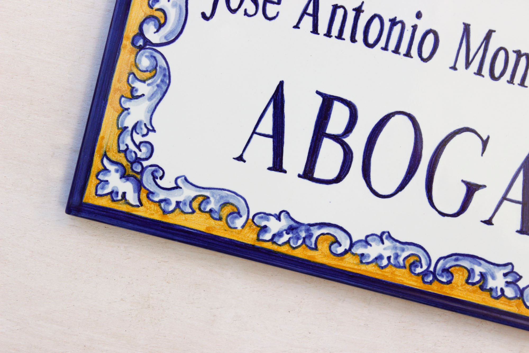 Old Spanish House Number Signs for Home Personalized Tile - Etsy UK
