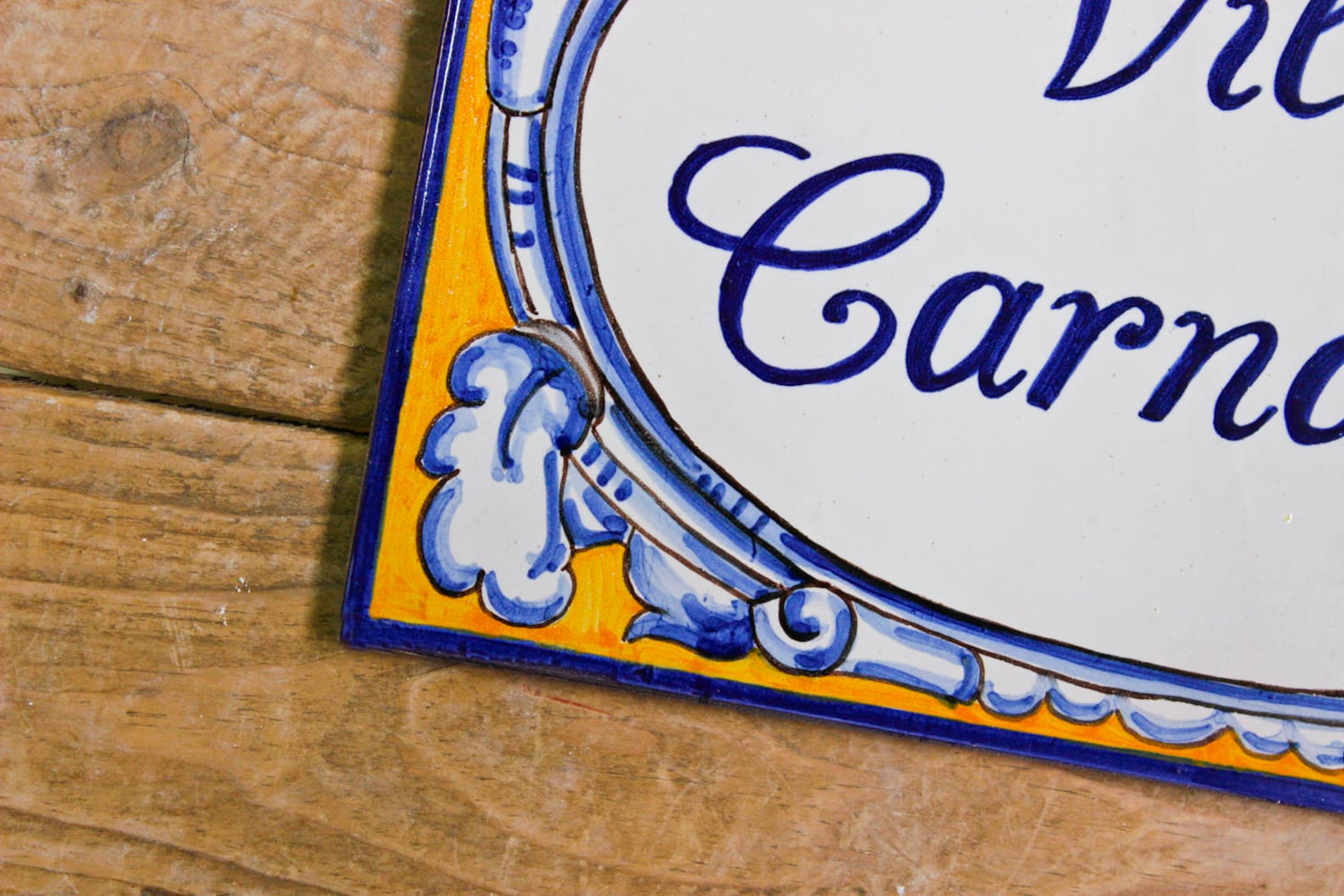 Spanish House Address Mural Ceramic House Name Sign Address - Etsy