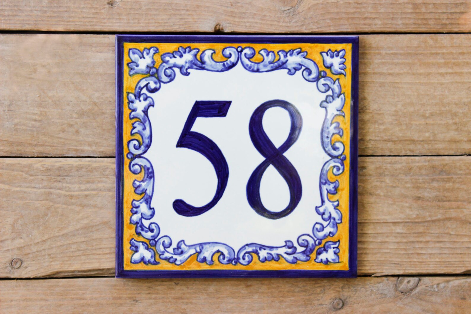 House Number Spanish Signs for Home Personalized Tile - Etsy