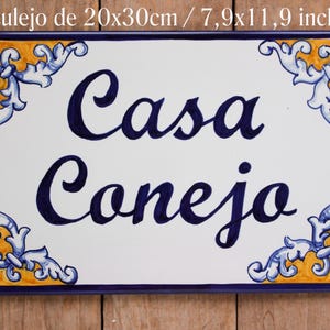 Italian Style House Number Plaque, Personalized House Sign for Home ...