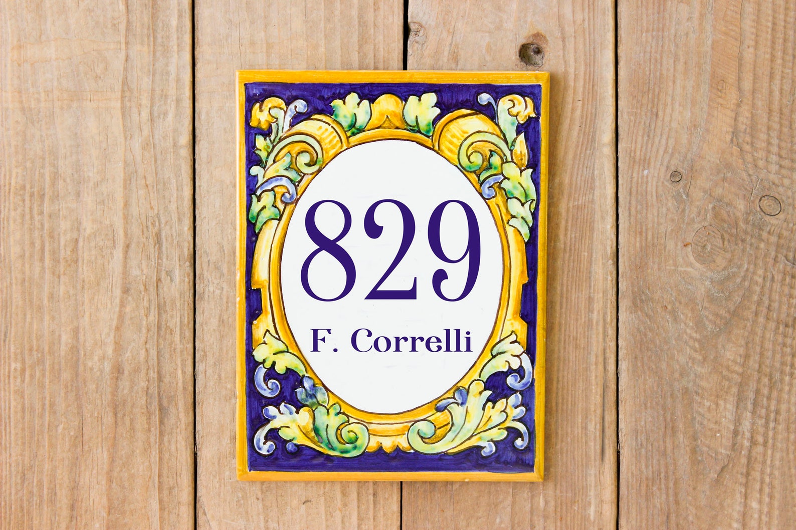 Spanish House Numbers Plaque, Address Plaque, House Numbers Sign, - Etsy