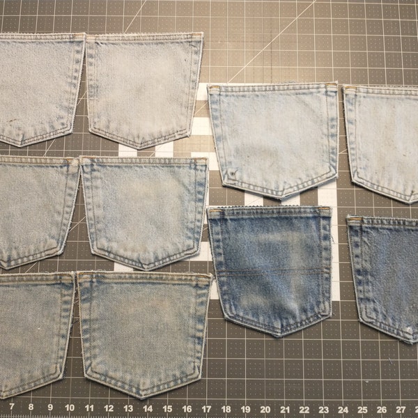 Denim Pockets - Etsy
