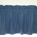 Denim Valance Western Home Decor County Farmhouse Window - Etsy