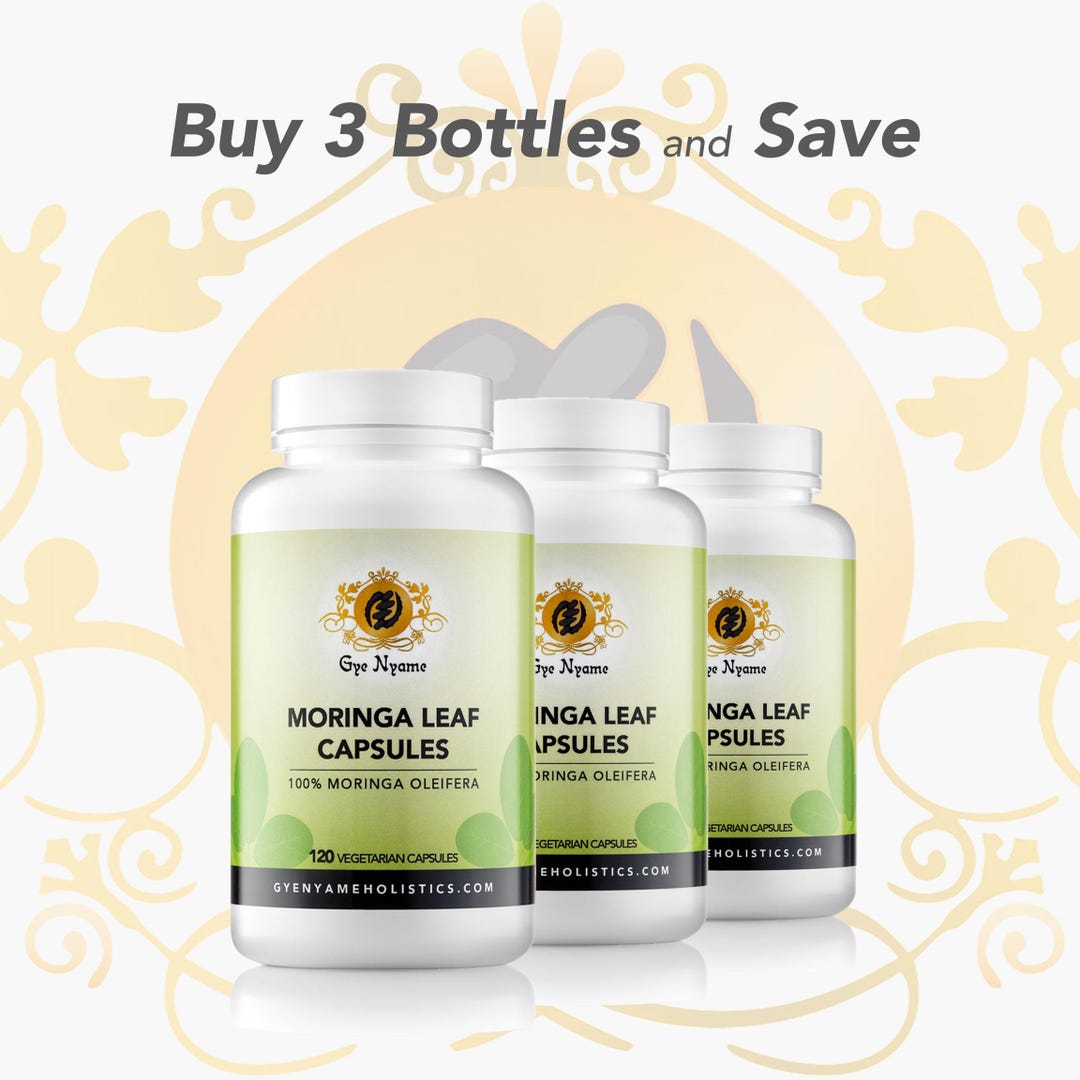 Pure Moringa Leaf Capsules - 3 Bottles for Less! - Etsy